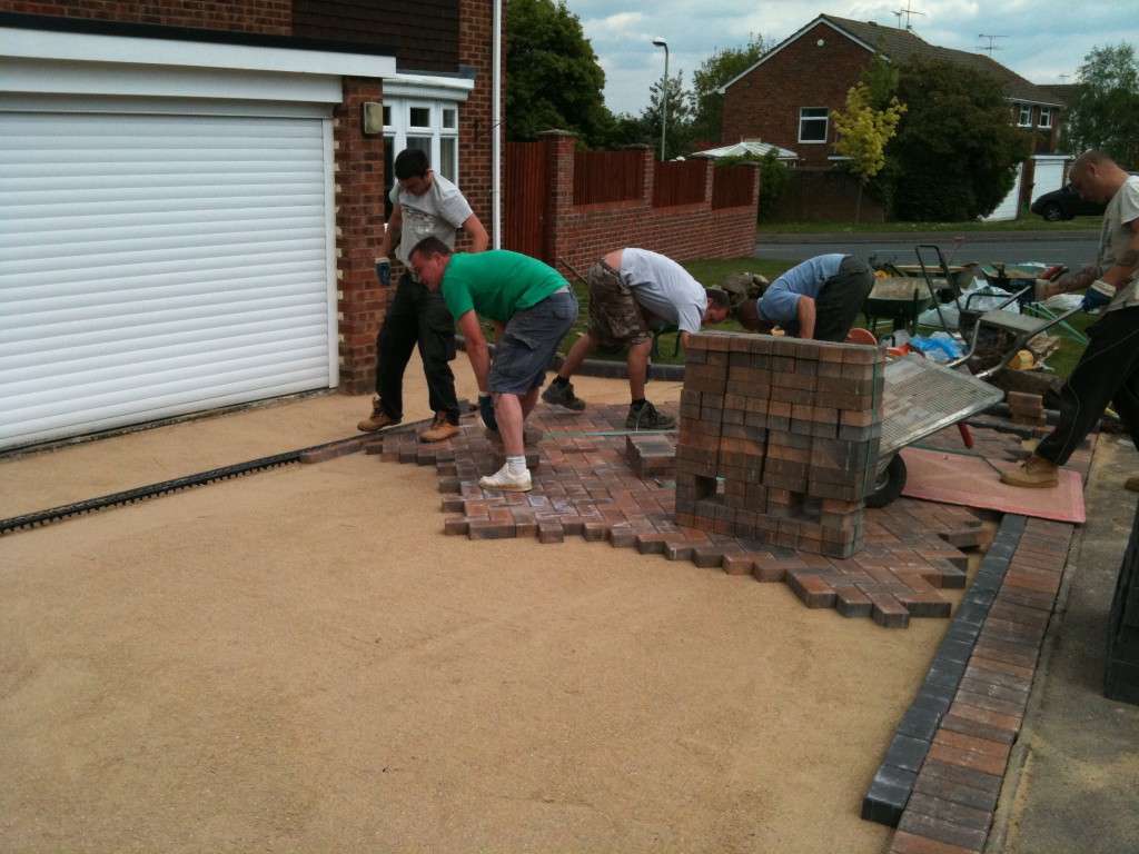 Team in Action Photos - Abbey Paving. Block Paving Specialists ...